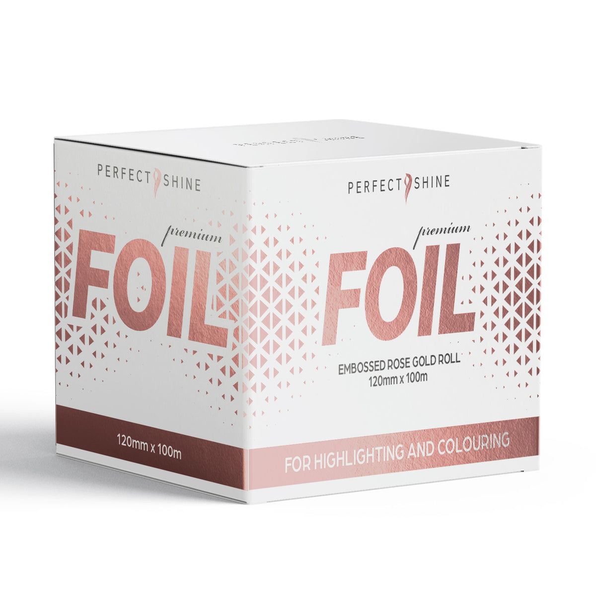 Perfect Shine Premium Rose Gold Foil Roll 120mm x 100m– Perfect Shine Hair